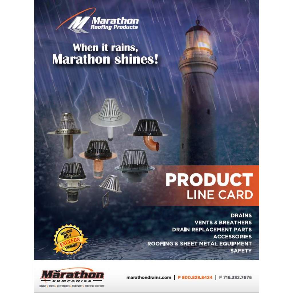 Commercial Use Roof Drains, Vents, and Accessories - Marathon Roofing ...